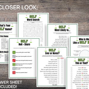 Golf Party Games MEGA Bundle: Trivia, Emoji Pictionary, and More ...