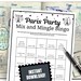Paris Party Mix and Mingle Bingo Game, Find Someone Who, Find the Guest ...