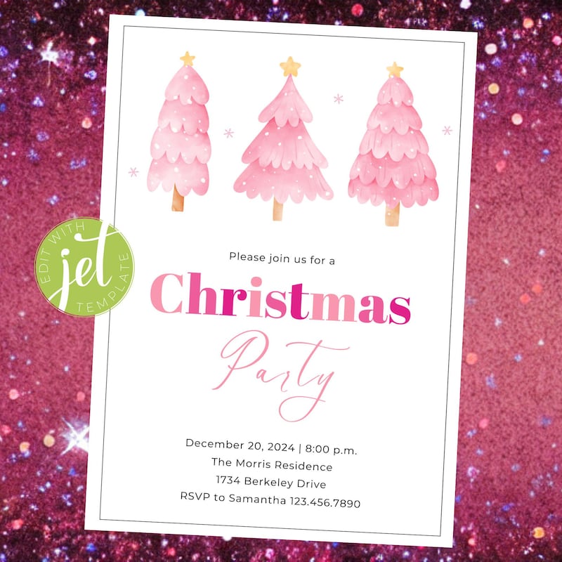 Christmas Invitation - Etsy