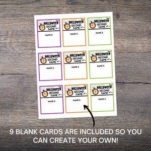 Halloween 5-second Game: Family Party Fun (printable PDF) - Etsy