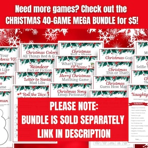 Funny Elf Mad Libs Game: Christmas Family Activity (PDF) - Etsy