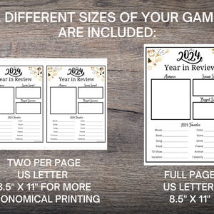 2024 Year in Review, Printable New Years Activity for Kids, Teens ...