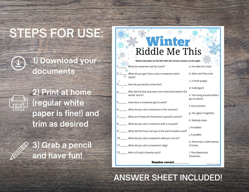 Winter Party Games Bundle: Classroom Holiday Fun Activities (digital ...