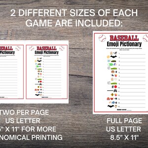 Baseball Party Games Bundle: 30 Printable Baseball-themed Games and ...