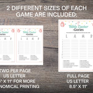 Bible Easter Games MEGA Bundle: 55+ Printable Christian Activities ...