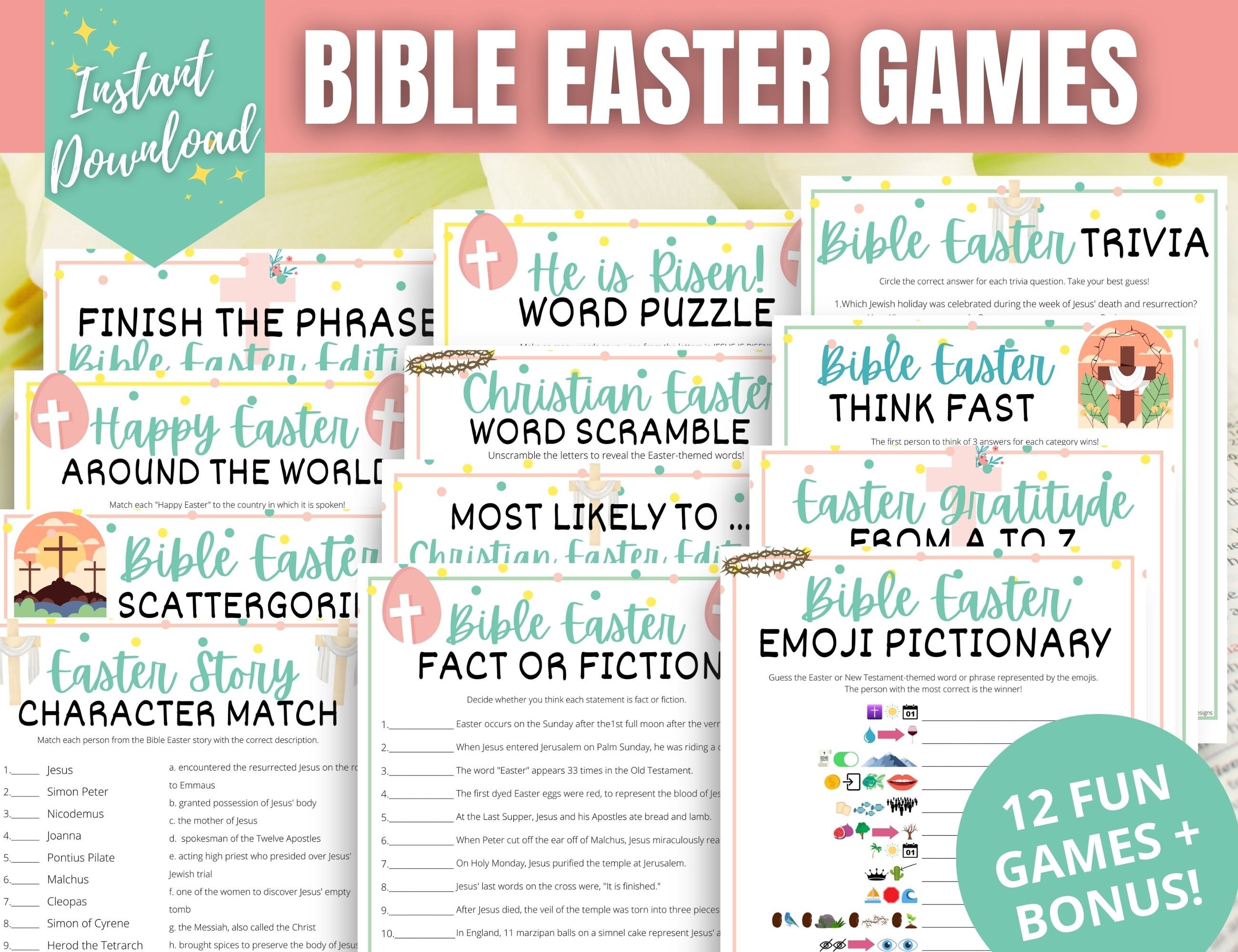 Bible Easter 12 game MEGA BUNDLE Christian Easter Games For Etsy bible-easter-12-game-mega-bundle-christian-easter-games-for-etsy