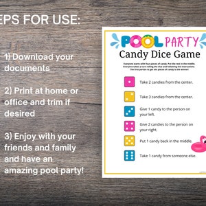 Pool Party Games MEGA BUNDLE, Pool Party Ideas, Pool Party Activities ...