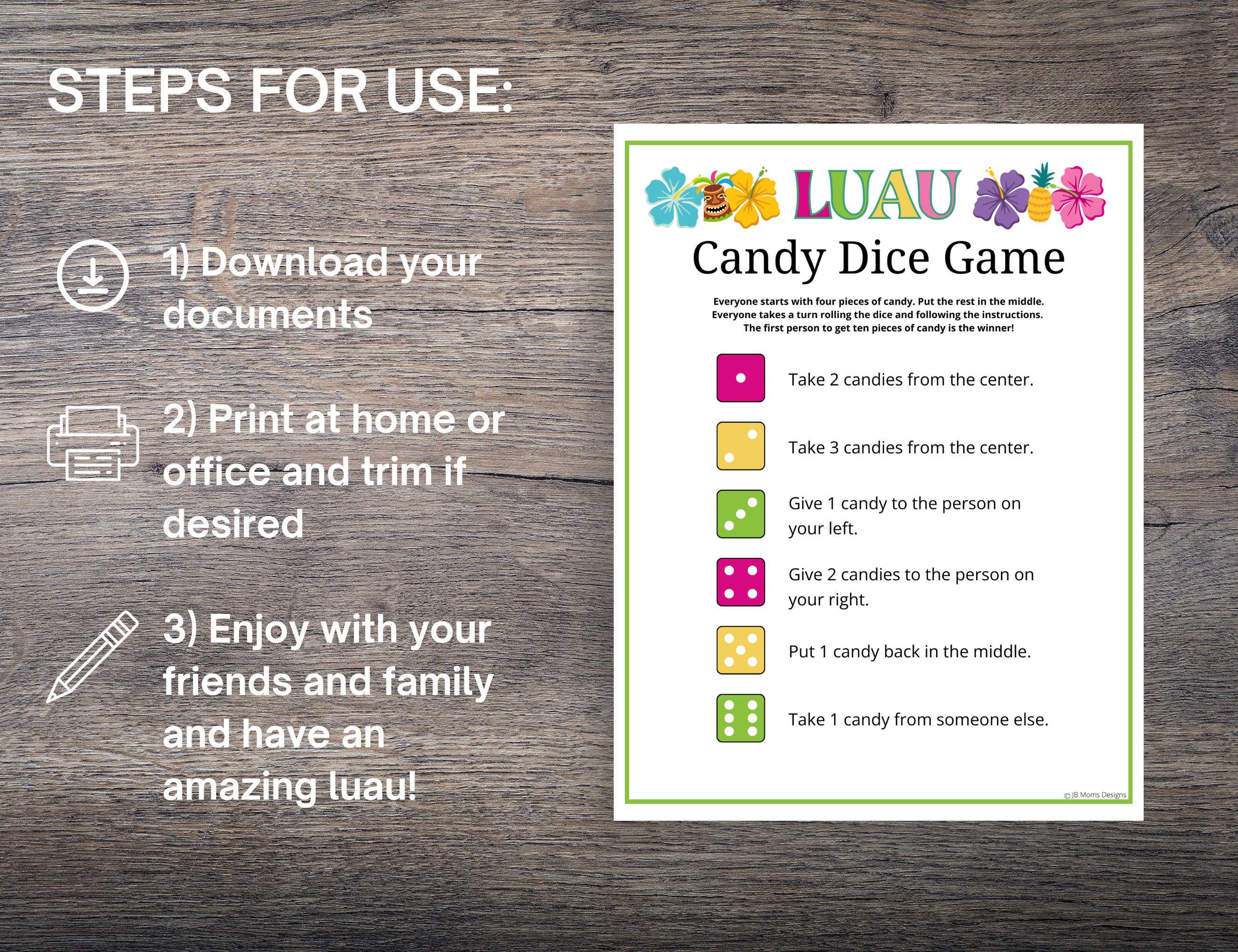 Luau Party Games MEGA Bundle: Printable Hawaiian Theme Activities (PDF ...