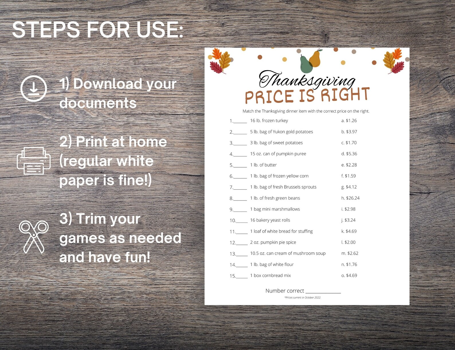 Thanksgiving TRIVIA BUNDLE Thanksgiving Party Games for - Etsy