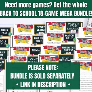 Back to School Fact or Fiction Trivia Game, First Day of School Game ...