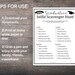Graduation Selfie Scavenger Hunt Game, 2024 Graduation Game for College ...
