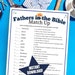 Father's Day Bible Game: Fun Church Activity (printable) - Etsy