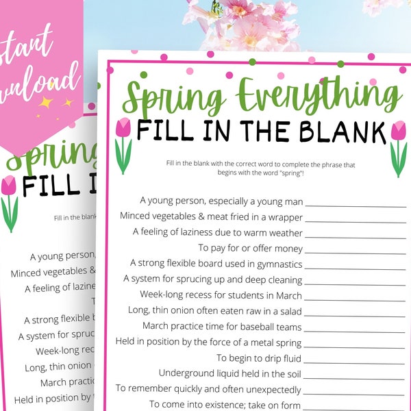 Spring Fun - Etsy