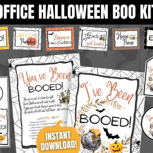 You've Been Booed Office - Etsy