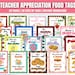 Employee Appreciation Food Signs Bundle, Office Lunch and Brunch Signs ...