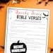 Scary Bible Verses Printable Game, Christian Halloween Games, Halloween ...