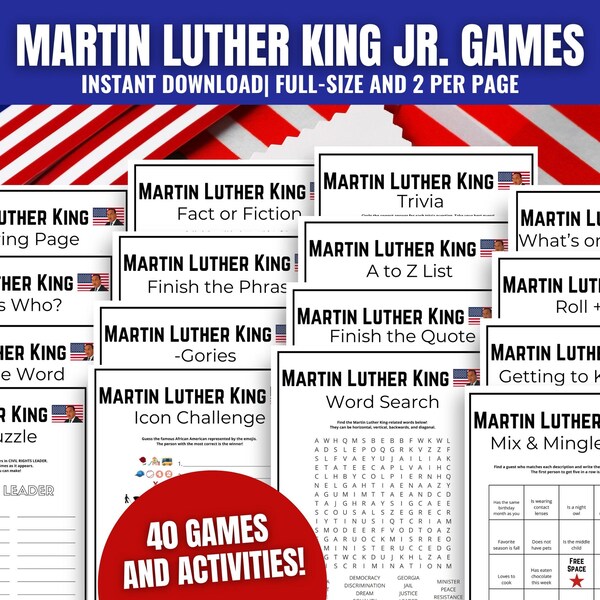 Martin Luther King - Etsy