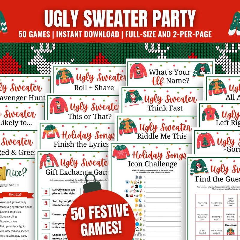 Christmas Sweaters - Etsy