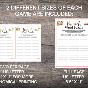 Brunch Games MEGA Bundle: 50 Printable Activities (digital Download) - Etsy