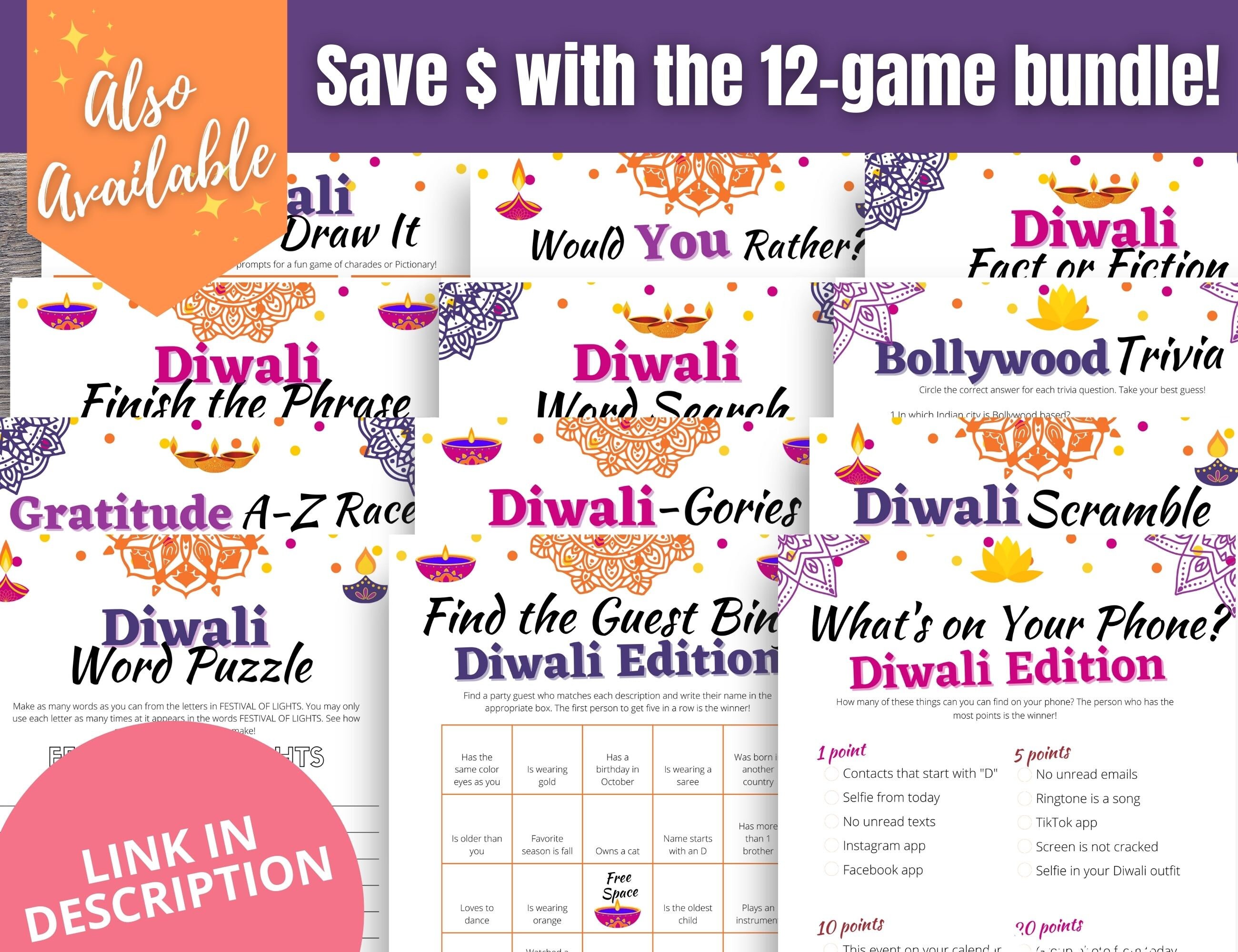Diwali Candy Dice Game for Kids Teens & Adults Fun Diwali - Etsy