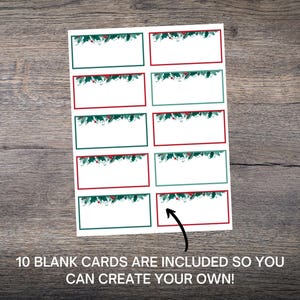 Christmas Charades Game: 140 Holiday Cards (printable PDF) - Etsy