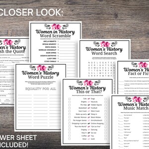 Women's History Month 20-game MEGA Bundle, International Women's Day ...