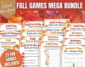 Apple Bingo Game for Kids Kids Harvest Autumn Party Game - Etsy