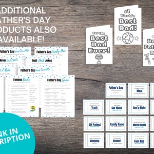 All About Dad Printable, Fathers Day Gift From Kids, Fathers Day ...