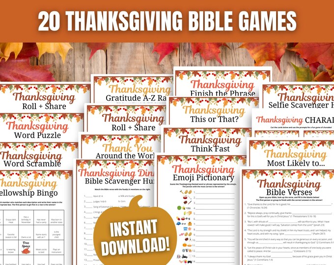 Thanksgiving Bible Game | Thanksgiving Left Right Game | Bible Game ...