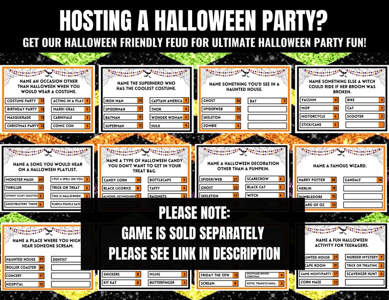 Pink Halloween Boo Buddy Questionnaire: Gift Exchange Template ...