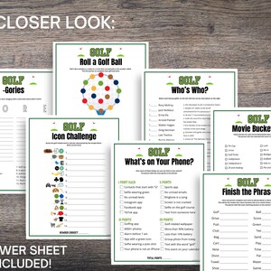 Golf Party Games MEGA Bundle: Trivia, Emoji Pictionary, and More ...
