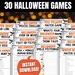 30 Halloween Games, Fun Halloween Games Bundle, Halloween Party Games ...