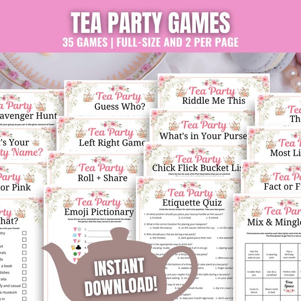 Tea party - Etsy