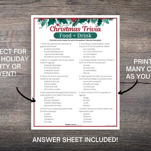 Christmas Trivia Night Bundle, Fun Christmas Trivia Games, Christmas ...