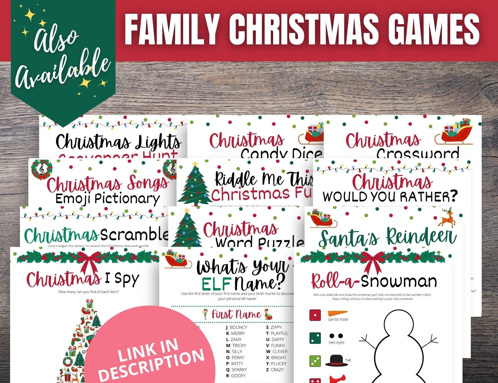 Bible Christmas Word Scramble Game Christian Christmas Game - Etsy