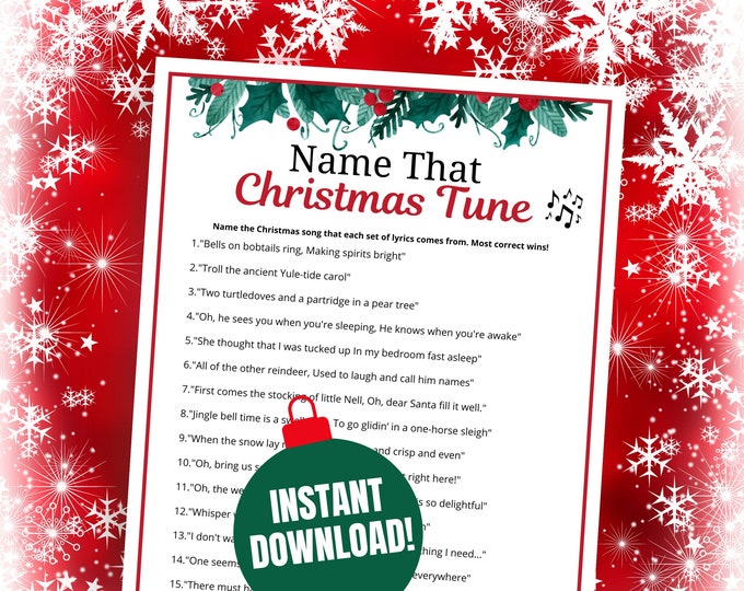 Christmas Name That Tune Powerpoint Party Game || Virtual Christmas ...