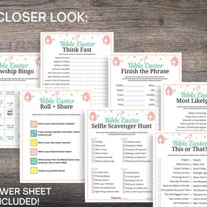 Bible Easter Games MEGA Bundle: 55+ Printable Christian Activities ...