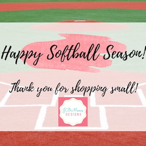 Softball Treat Tags: Team Snack Goodie Bag Printables (PDF) - Etsy