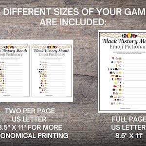 Black History Month Emoji Pictionary Game: Famous African Americans ...