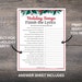 Christmas Song Lyrics Game: Holiday Party Fun Activity (printable PDF ...