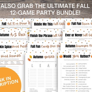 Fall Lunch Box Notes and Jokes for Kids, Autumn Lunch Notes, Mirror ...