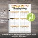 Thanksgiving Potluck Sign-up Sheet: Dinner, Church, Office (PDF ...