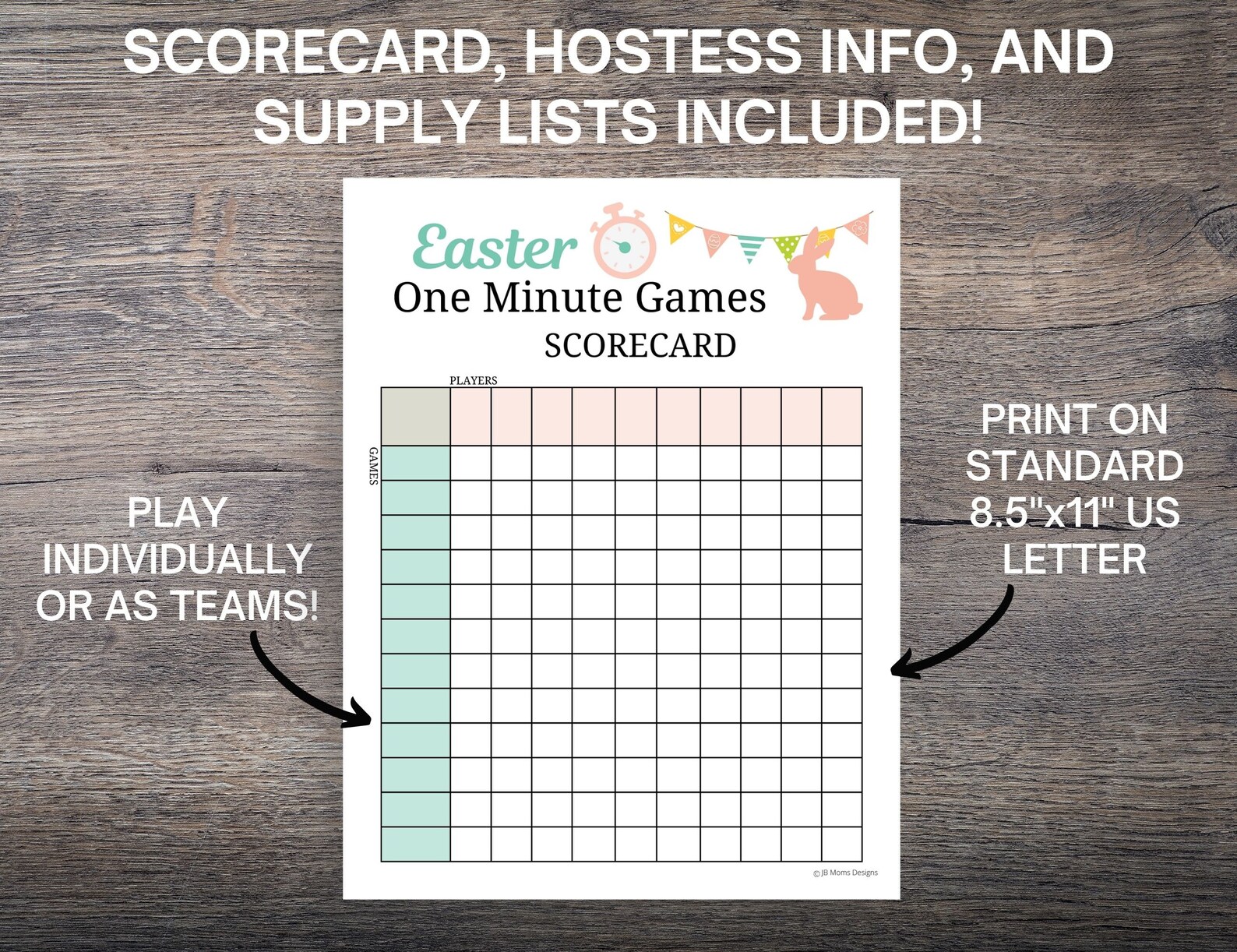 Easter One Minute Games Bundle, Easter Minute to Win Games, Fun Easter ...