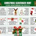 Christmas Scavenger Hunt: 24 Holiday Clues for Kids (instant Download ...