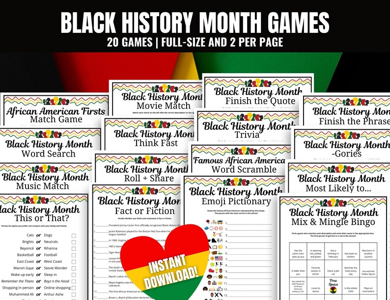 Black History Month Writing Prompts for (Elementary, Middle, and High ...