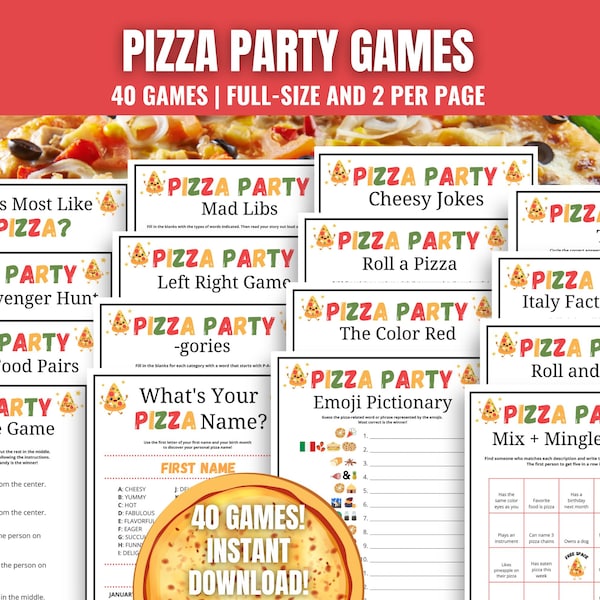 Pizza Party - Etsy
