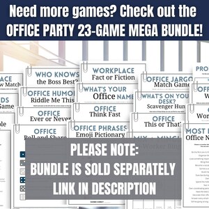 Office Party What’s on Your Desk? Scavenger Hunt Game, Work Party Ideas ...