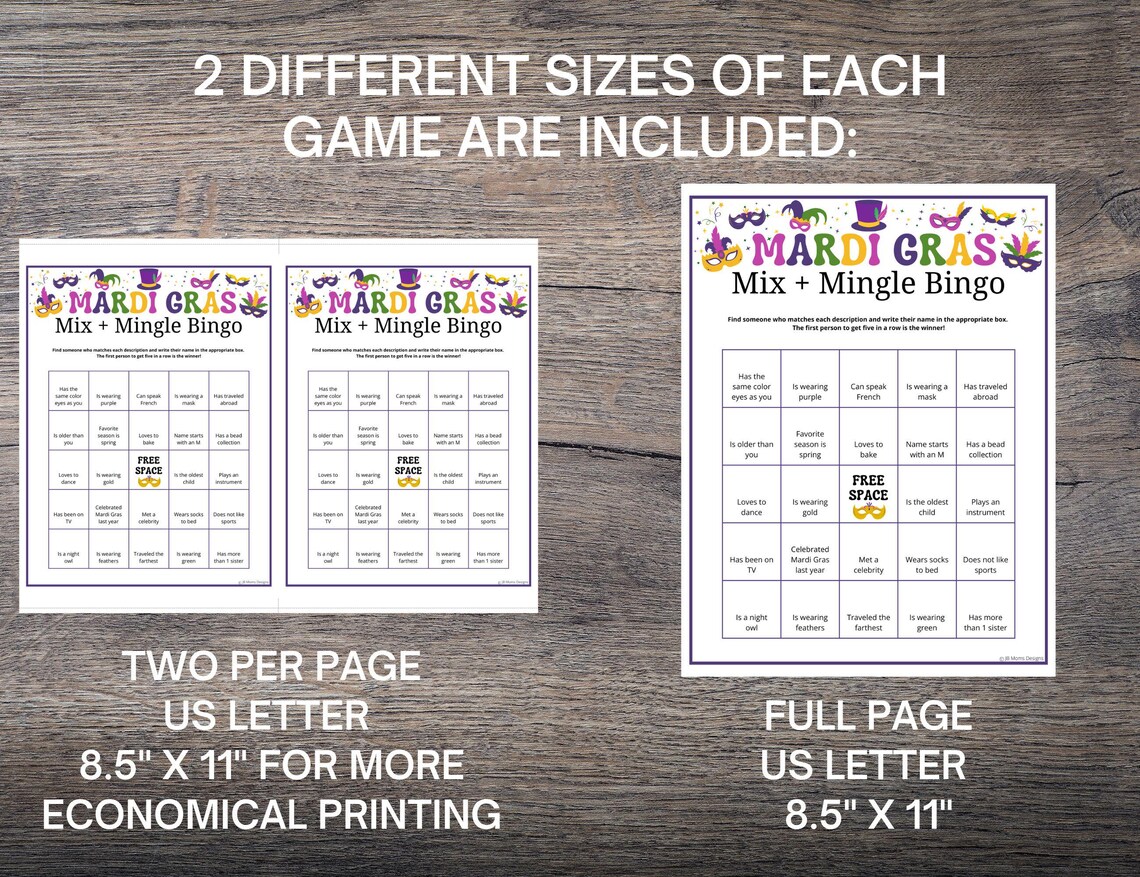 Mardi Gras Games MEGA Bundle: 45 Party Games, Activities and ...