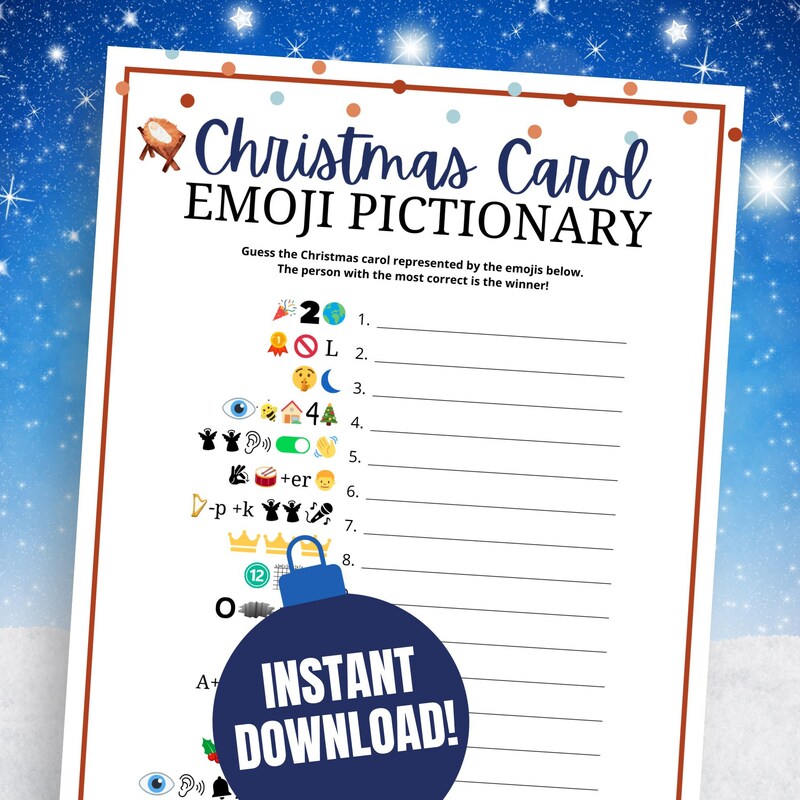 Emoji Christmas Songs - Etsy