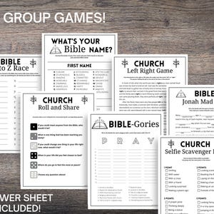 Bible Games MEGA Bundle: 50 Fun Christian Activities (digital Download ...